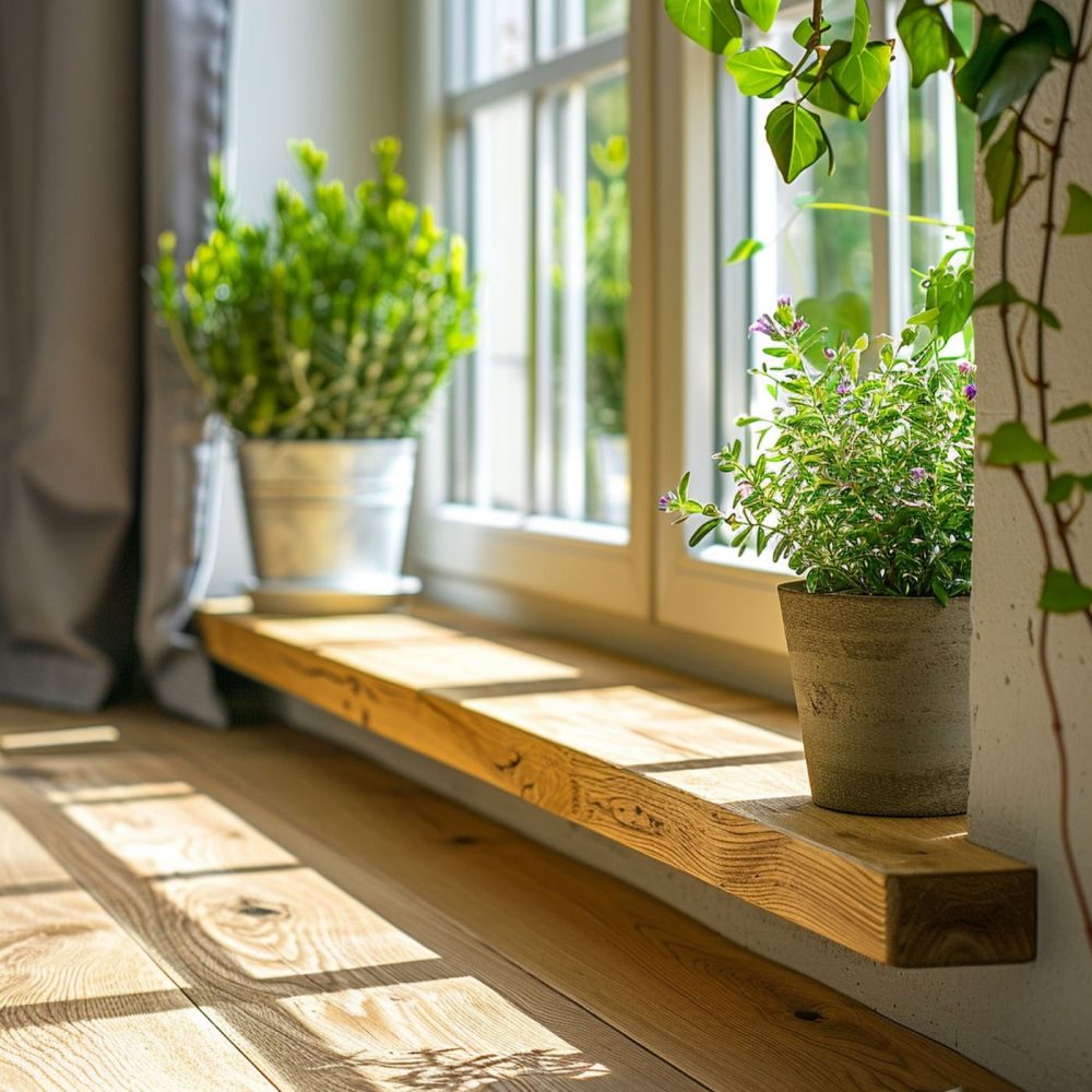 Fensterbank Holz Eiche